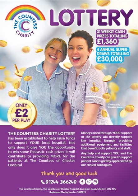 The Countess Charity Lottery | Countess of Chester Hospital